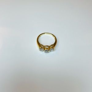 Jewelry | Vintage Designer Nh 14k Yellow Gold 5 Ct Diamond Ring | Poshmark